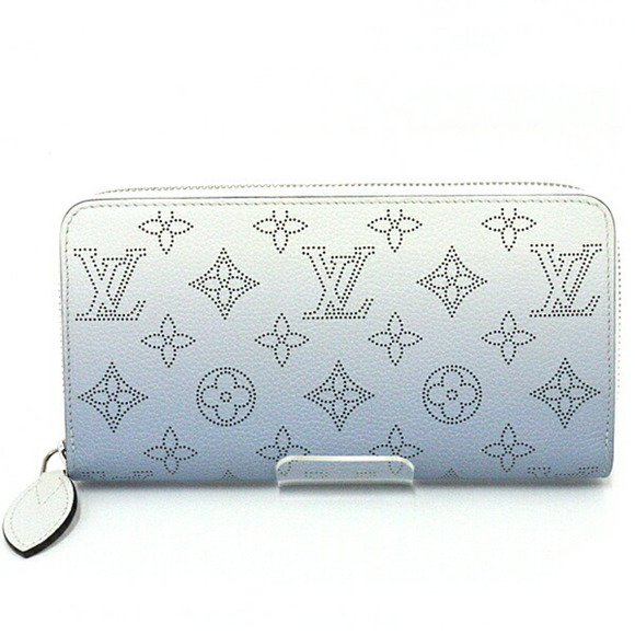 Louis Vuitton | Bags | Louis Vuitton Zippy Round Long Wallet Mahina ...